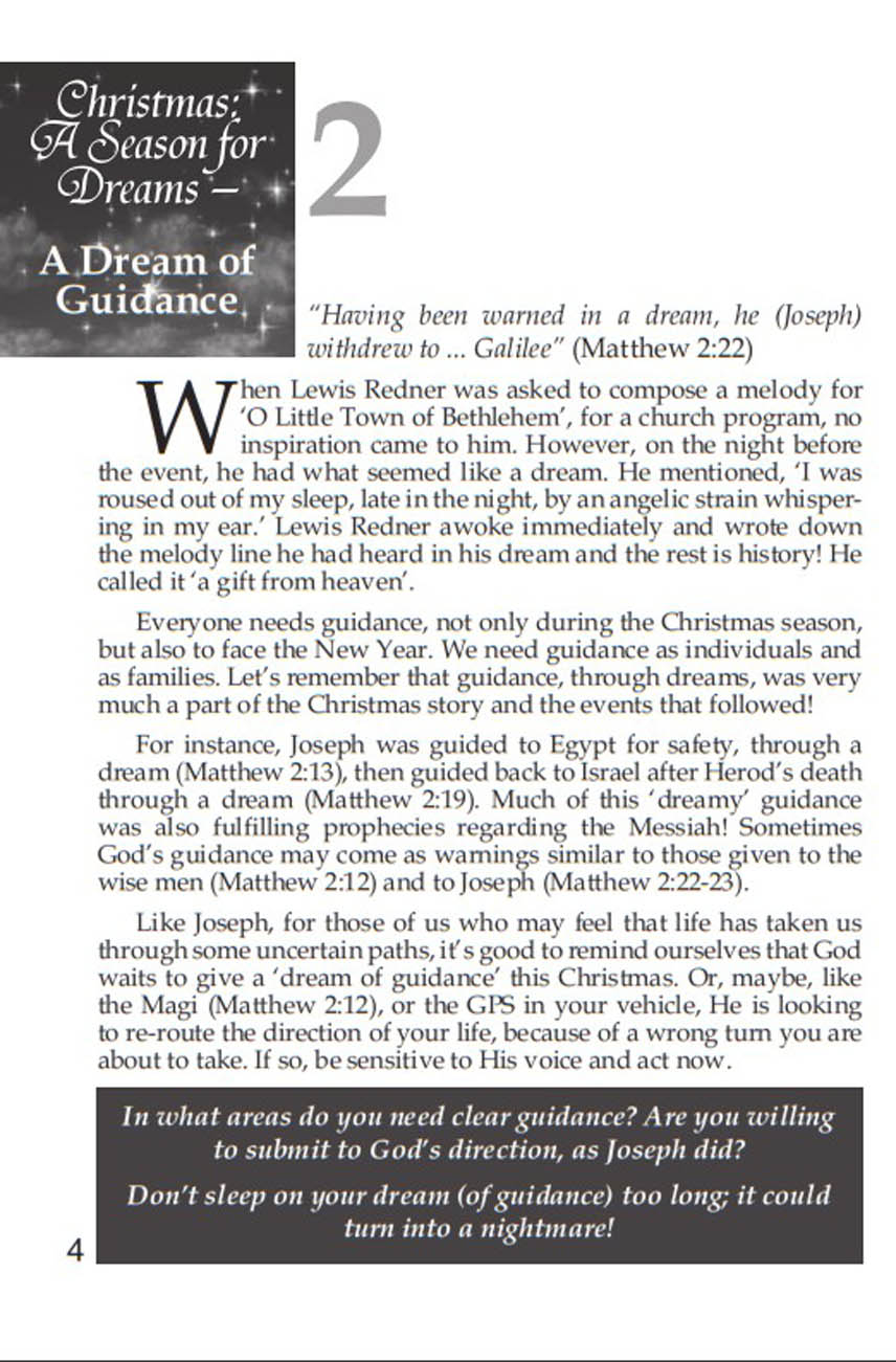 Devotional : A Dream of Guidance » The Preaching Platform